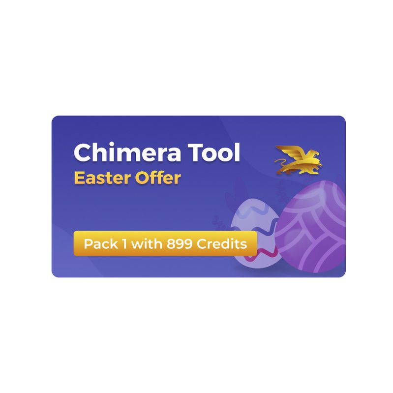Chimera Tool Easter Offer Pack 1 з 899 кредитами - GsmServer